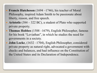 Evolution of economic thought Lecture 6 | PPTX