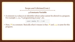 C- language Lecture 6 | PPT
