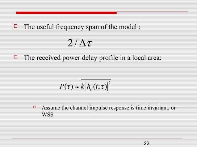 mobile radio propagation and fading | PPT
