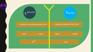 Html text formatting | PDF