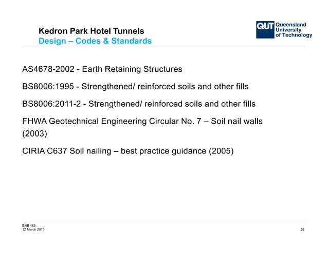 Design of earth-retaining structures - Lecture 6 | PPT