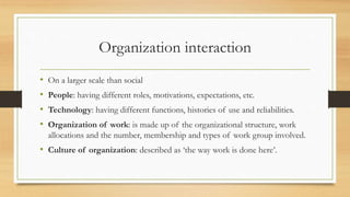 Social and organizational perspective in HCI | PPT