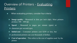 Output Devices | PPTX