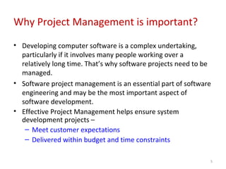 Software Engineering (Project Management ) | PPT