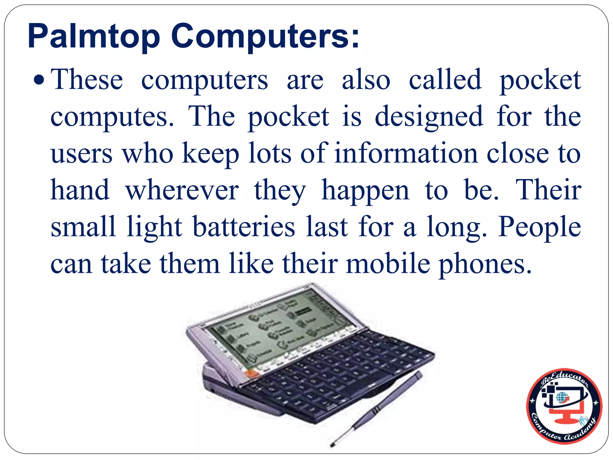 Classification of computer | PPTX