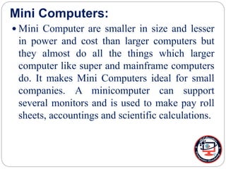 Classification of computer | PPTX