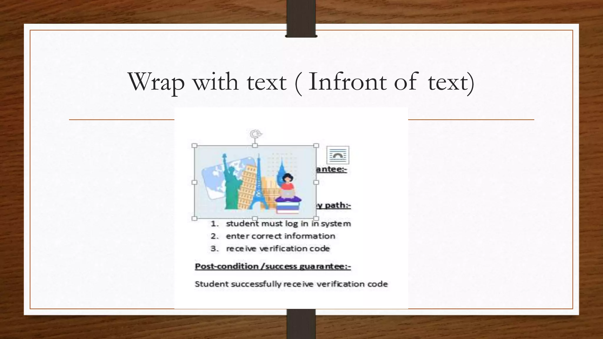 Inserting and modifying images in MS Word | PPTX | Desktop Publishing | Computer Software and ...