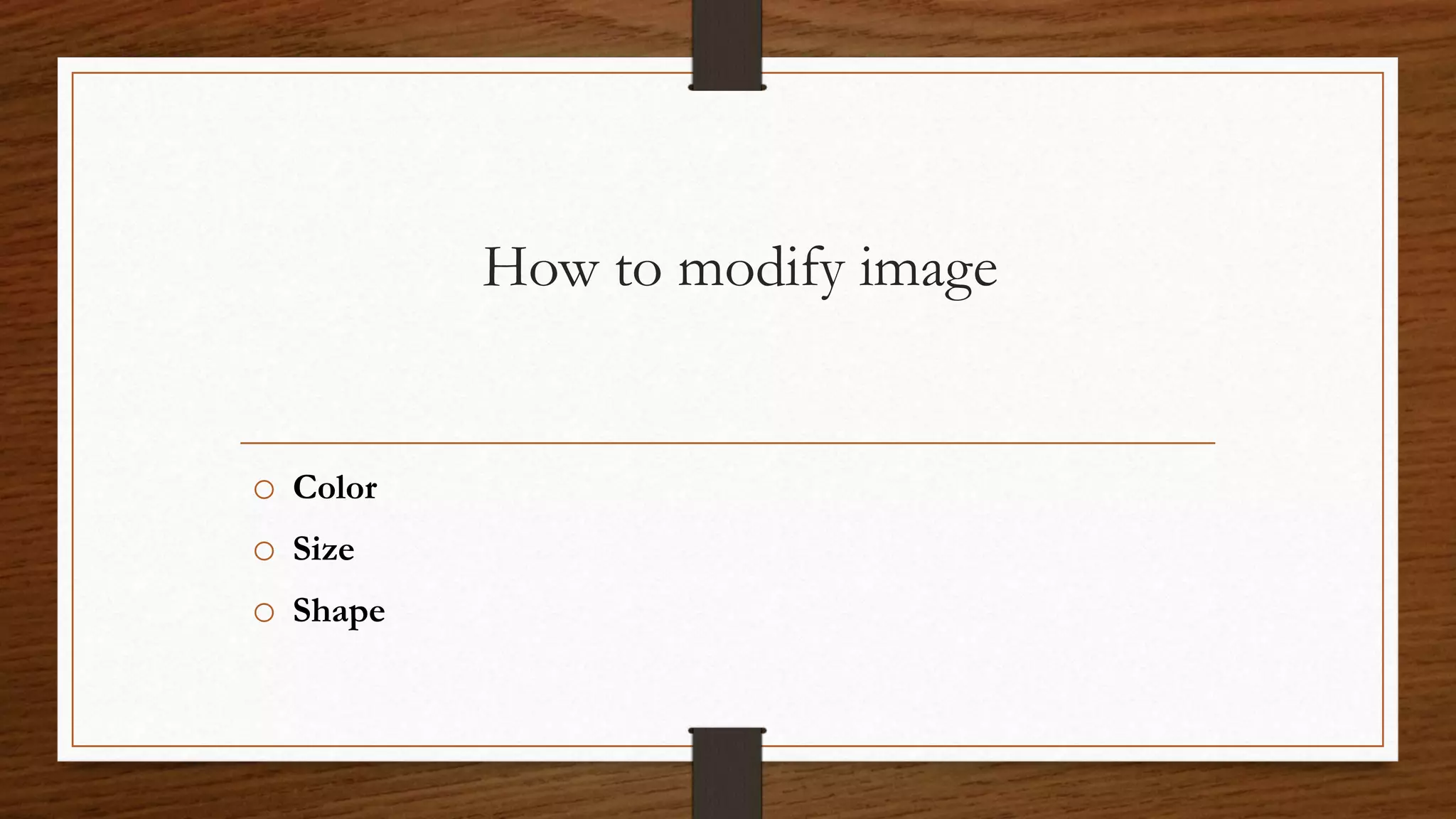 Inserting and modifying images in MS Word | PPTX | Desktop Publishing | Computer Software and ...