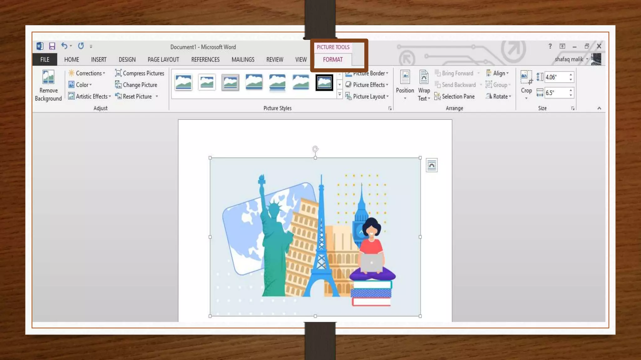 Inserting and modifying images in MS Word | PPTX | Desktop Publishing | Computer Software and ...