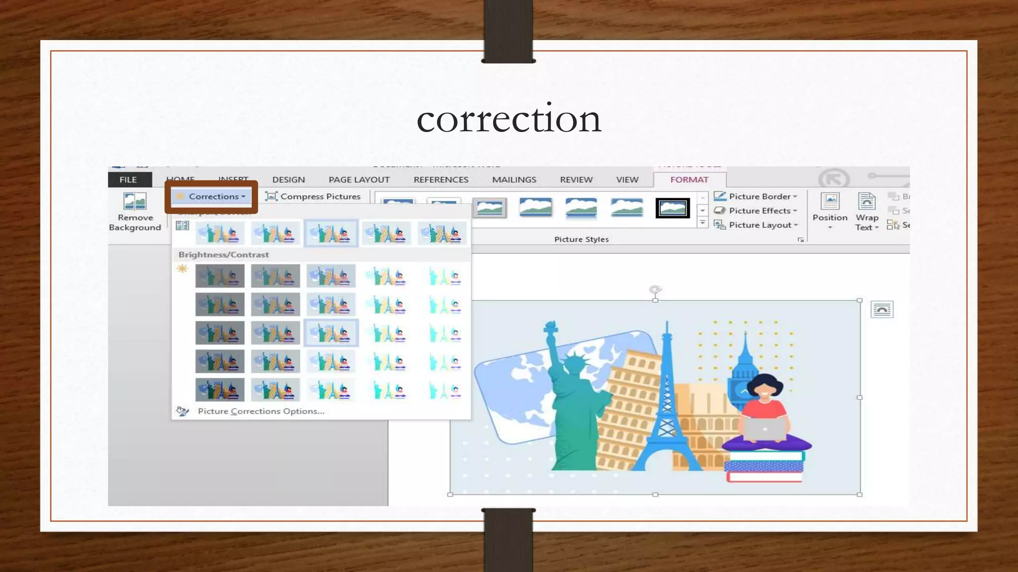 Inserting and modifying images in MS Word | PPTX | Desktop Publishing | Computer Software and ...