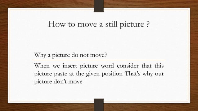 Inserting and modifying images in MS Word | PPTX | Desktop Publishing | Computer Software and ...