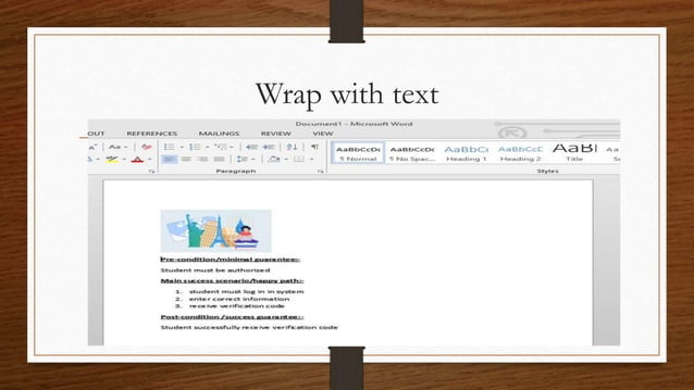 Inserting and modifying images in MS Word | PPTX | Desktop Publishing | Computer Software and ...