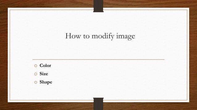 Inserting and modifying images in MS Word | PPTX | Desktop Publishing ...