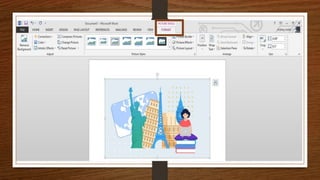 Inserting and modifying images in MS Word | PPTX