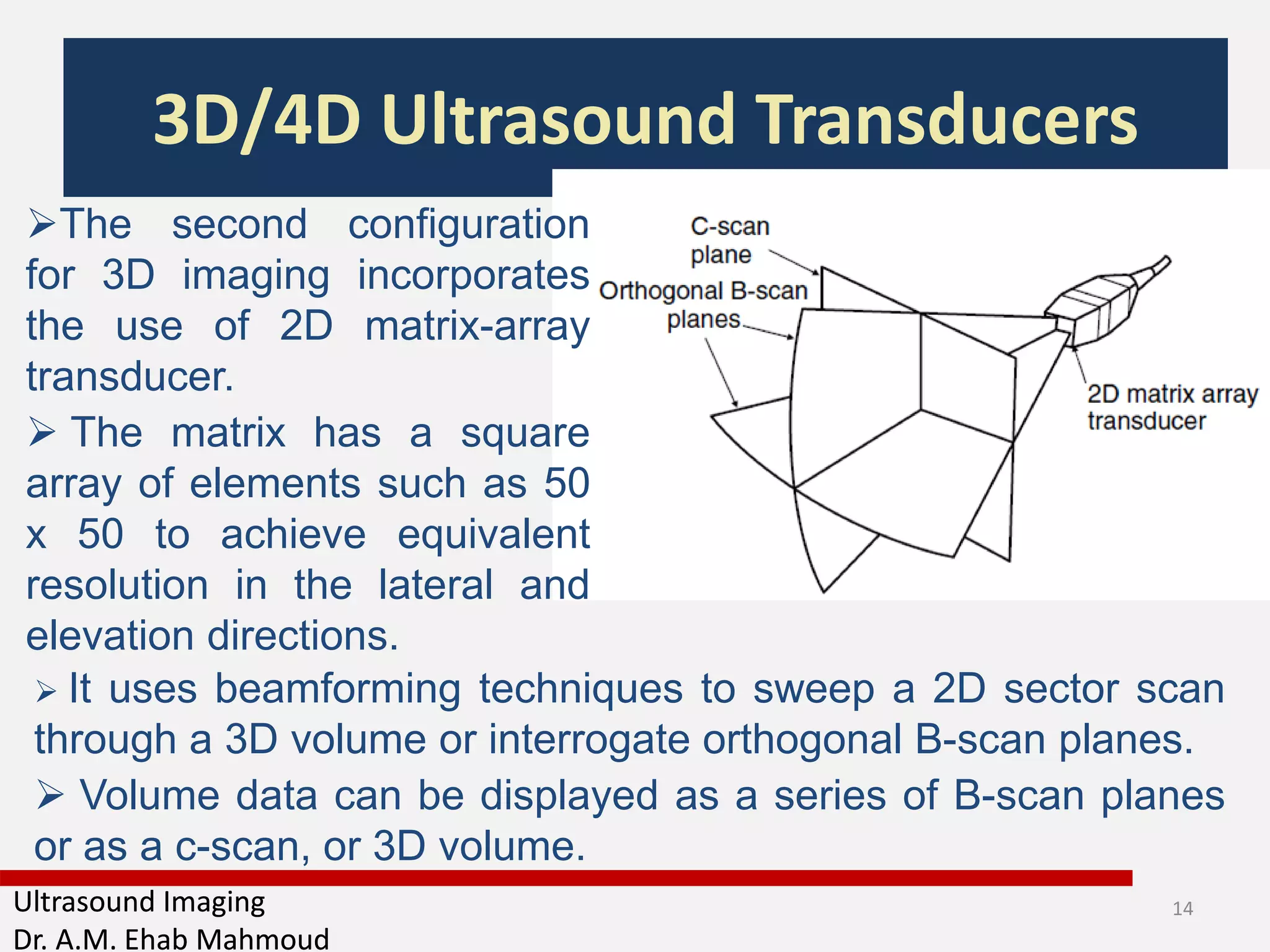 Medical Equipment Ultrasound Lecture 6 | PDF