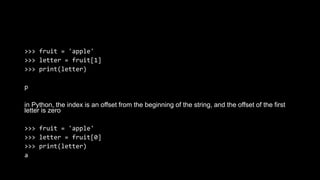Python Lecture 6 | PPT