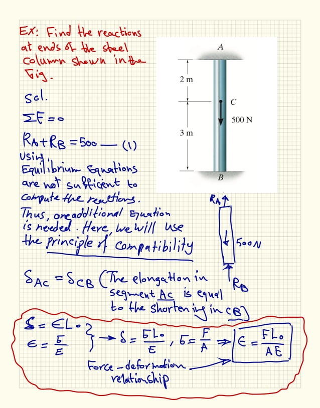 Stress example lecture 6 | PDF