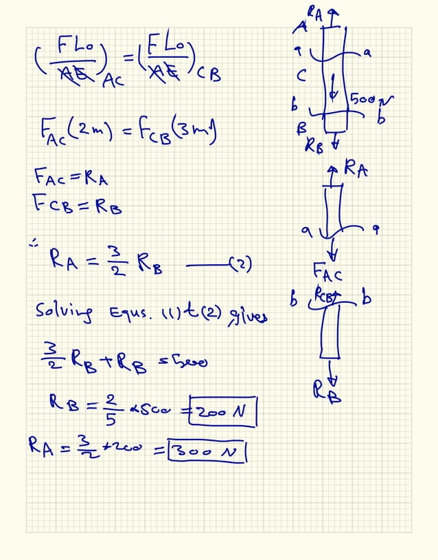 Stress example lecture 6 | PDF