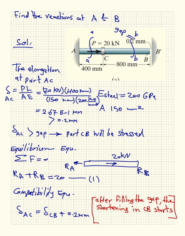Stress example lecture 6 | PDF