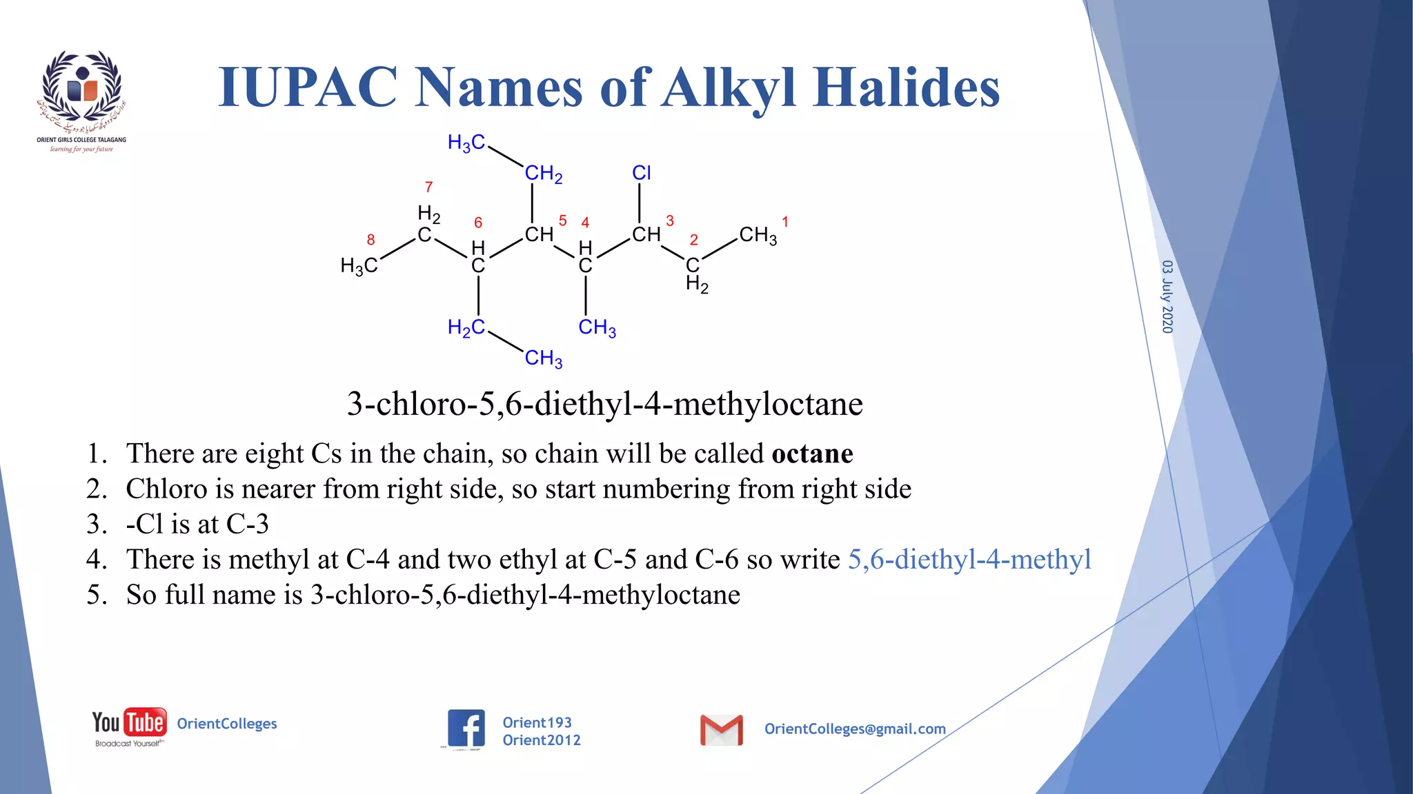 Nomenclature of Alkyl Halides | PDF
