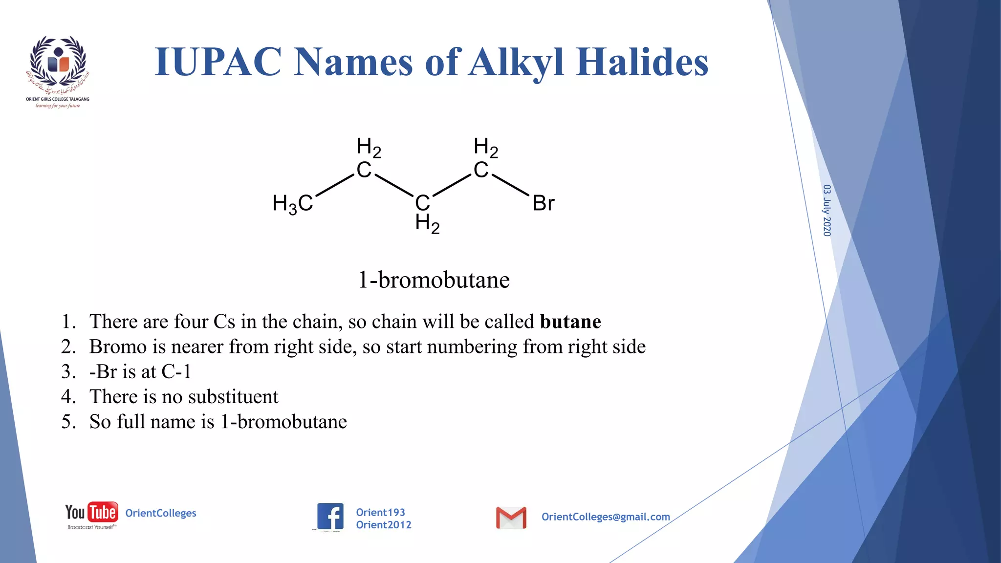 Nomenclature of Alkyl Halides | PDF