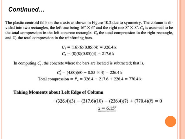 Design of short column | PPTX