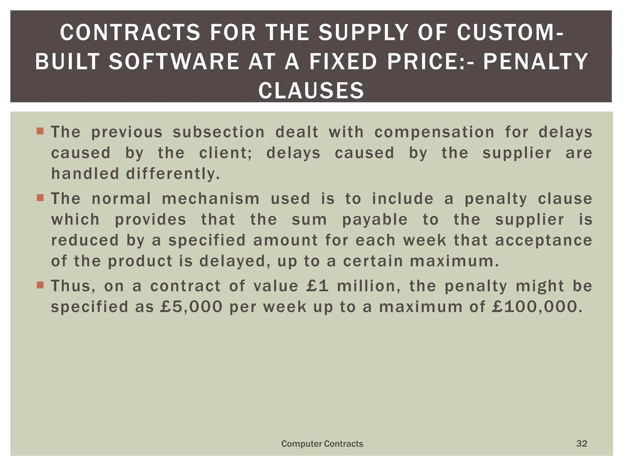 Computer Contracts | PPTX | Legal Services Industry | Industries