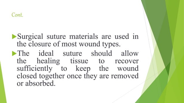 SURGICAL SUTURES | PPTX | First Aid | Injuries