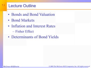 Lecture6.ppt financial information about interest rate and bond ...