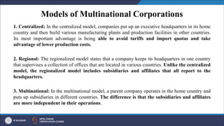 International business- Bartlett and ghostly model for ...