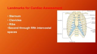 Cardiac auscultation bgffyhfdergvddrtg6.pptx