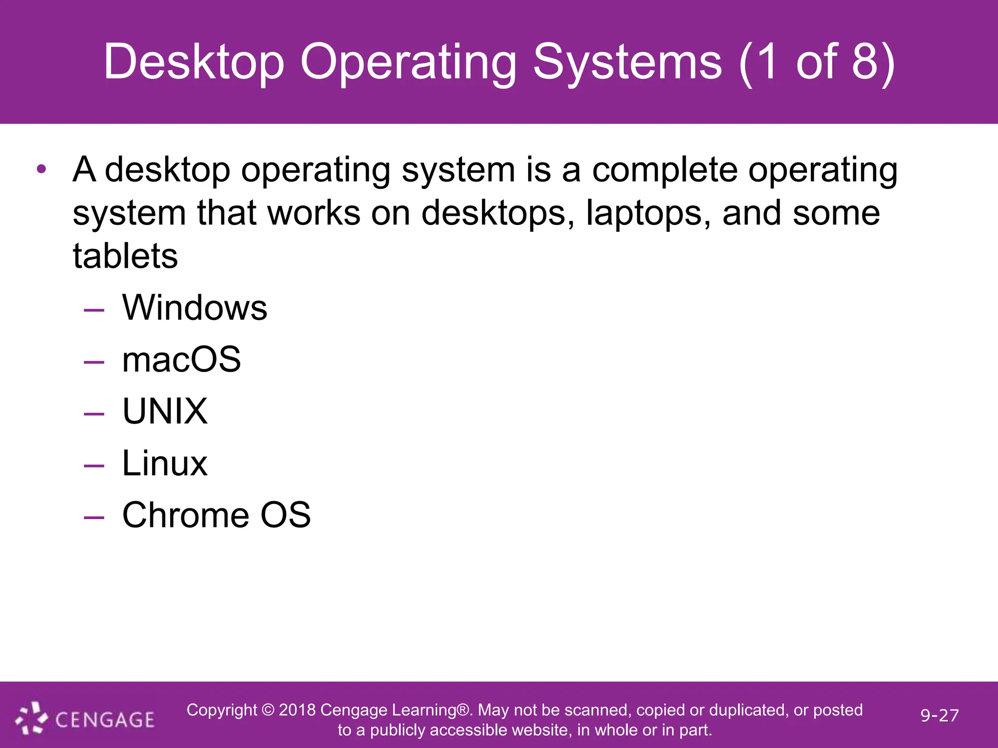 Lecture six- Discovering computers (2018) | PPTX | Operating Systems | Computer Software and ...