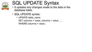 Database management system Lecture 6.pptx