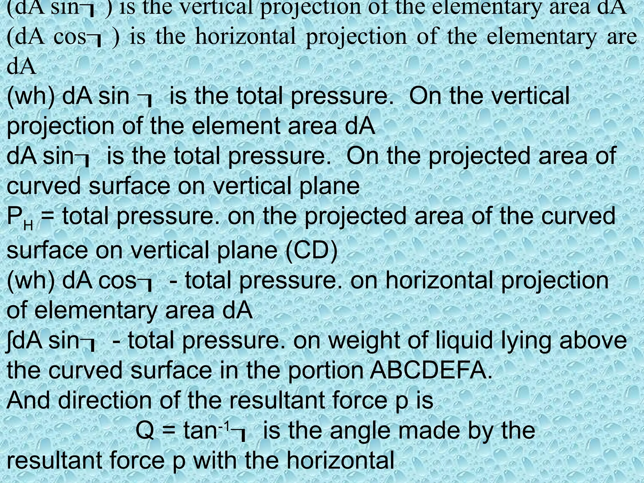 HYDROSTATIC LAW OF FORCE OF A FLUID PARTICLES | PPTX