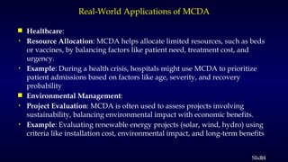 MCDA Multi Criteria Decision Analysis.pptx