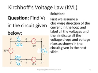 Lecture 6 LINEAR CIRCUIT ANALYSIS OF BEE. | PPT