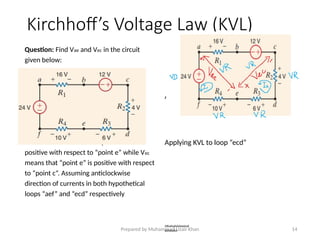 Lecture 6 LINEAR CIRCUIT ANALYSIS OF BEE. | PPT