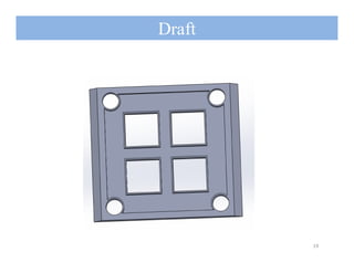 CAD Solidworks extruded cut, revolved cut | PPT