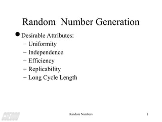 Random Number Generator Detailed PPT with | PPT