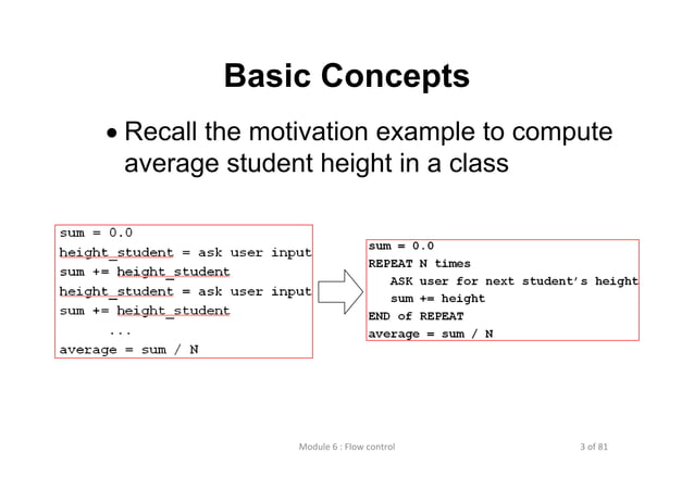 Lecture 6.2 flow control repetition | PPT