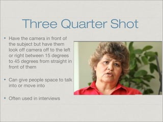 Lecture 6 3 More Camera Angles | PPT