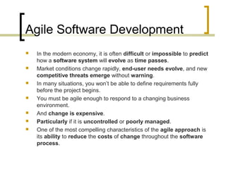 Lecture 6 agile software development | PPT