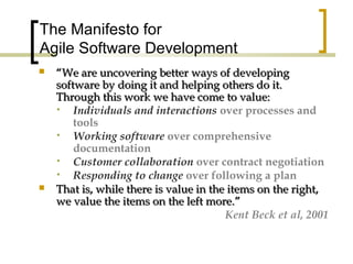 Lecture 6 agile software development | PPT