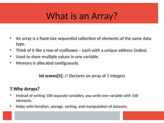 CSE 1102 - Lecture 6 - Arrays in C .pptx