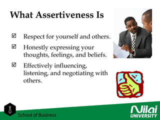 Lecture 6 assertiveness (1) 2 | PPT
