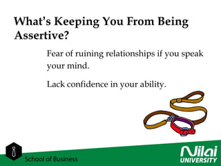 Lecture 6 assertiveness (1) 2 | PPT | Free Download