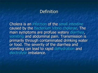 Lecture 6. cholera | PPT