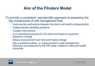HLN004 Lecture 6 - Chronic conditions self management | PPTX