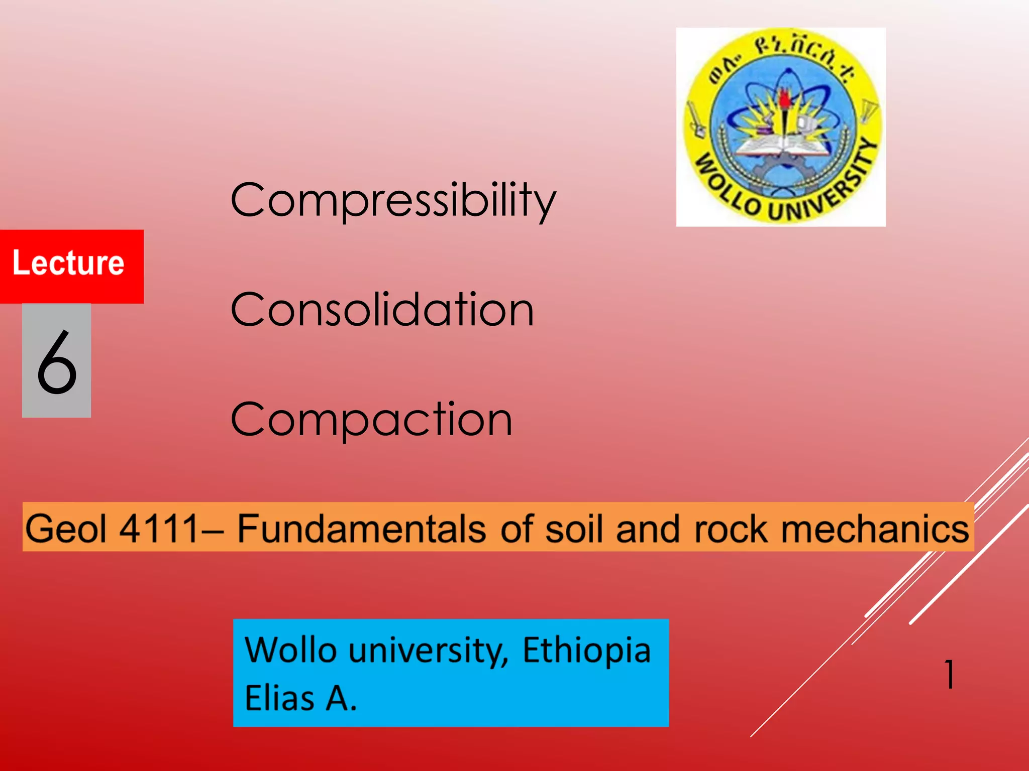 Lecture 6 compaction & consolidation | PDF