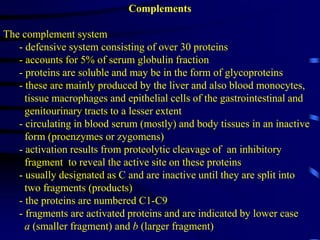 Lecture 6 - Complements and cytokines.ppt